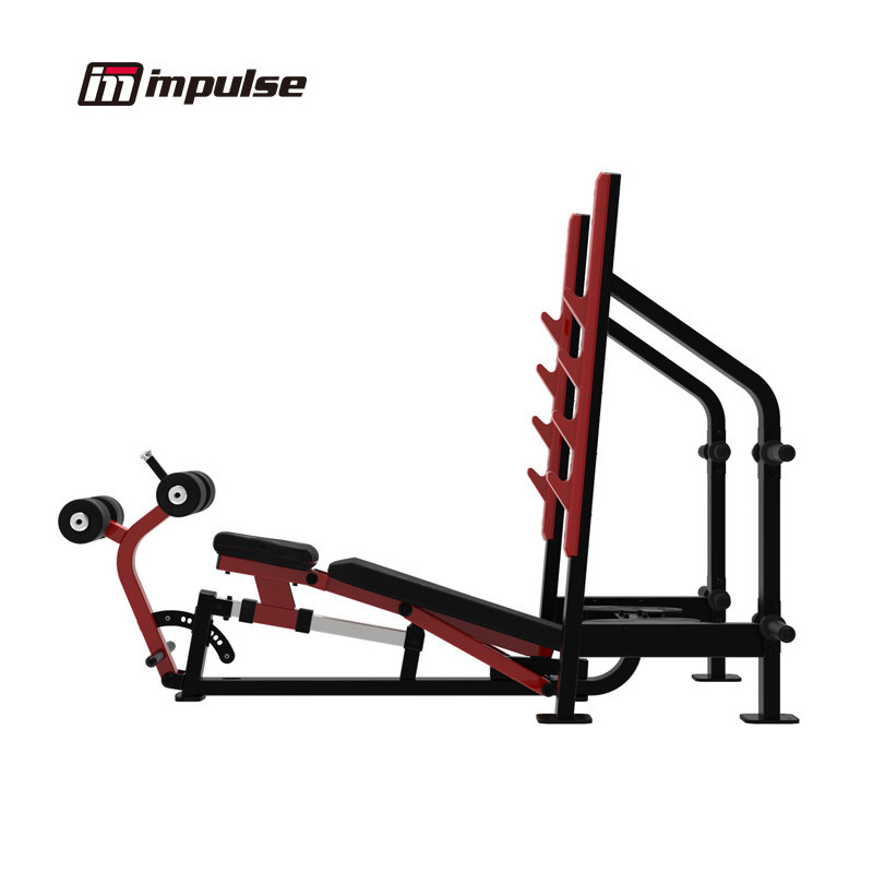 Olympic Bench-Adjustable Bench Press with Sp | GYMDESCUENTO